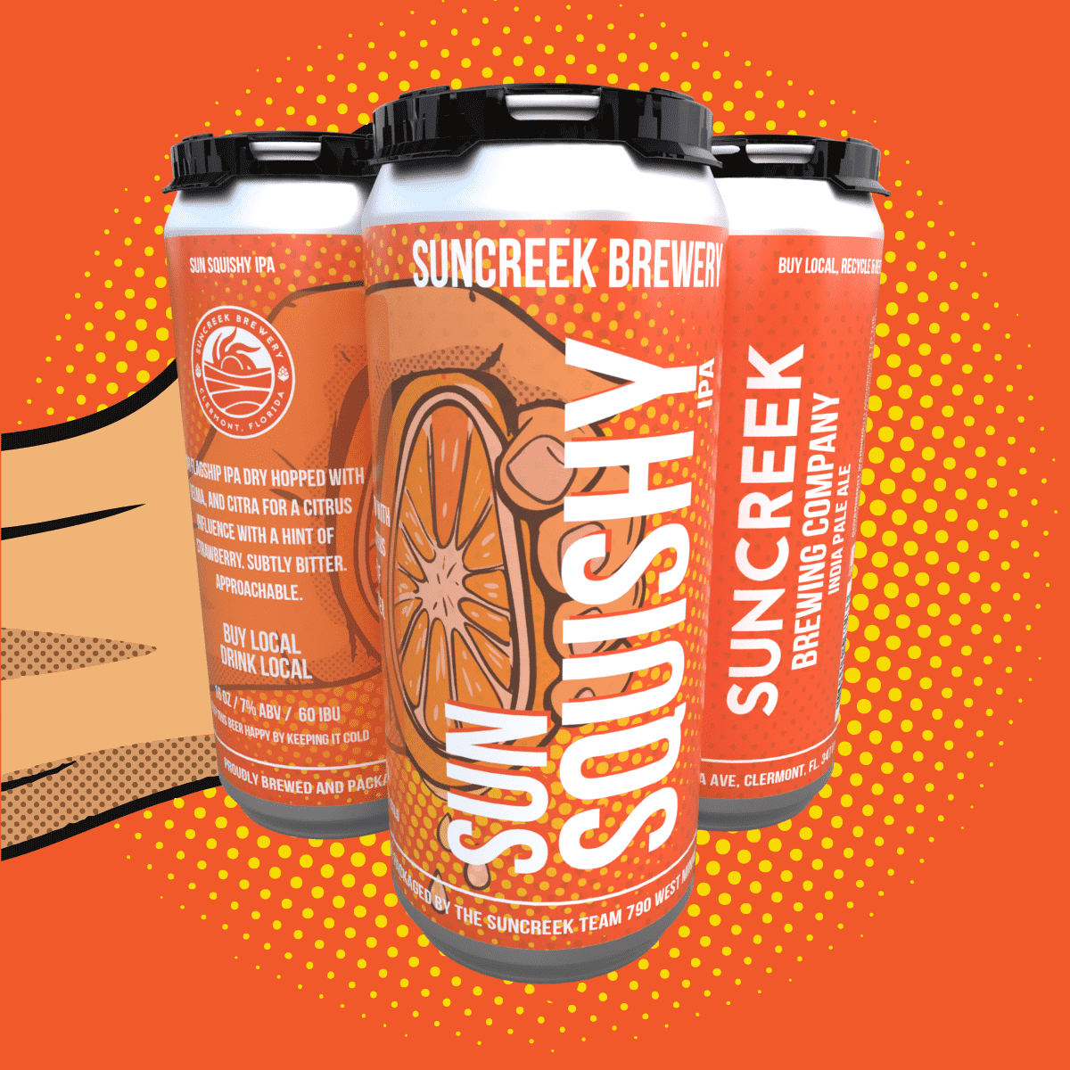 Sun Squishy IPA | Suncreek Brewery - Clermont